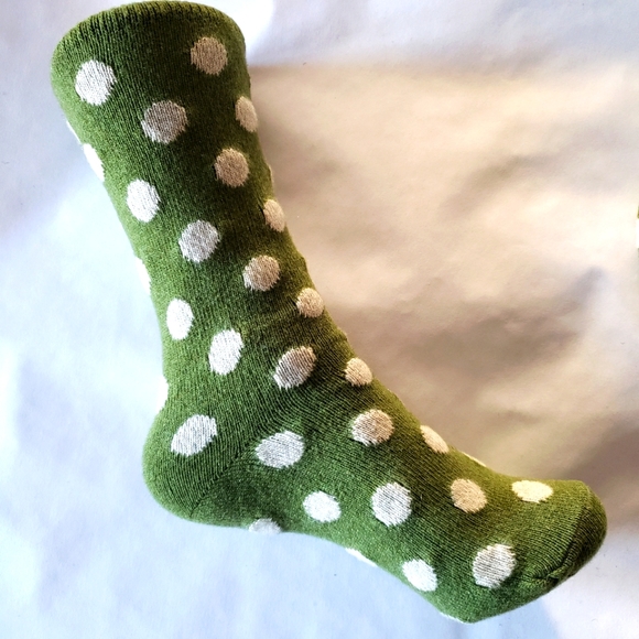 Garnet Hill | Accessories | B Ella Dots Green White Wool Cashmere ...